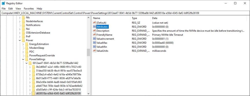 {WED} Windows 10 Power Options Include NVMe Idle Timeout - Ed Tittel