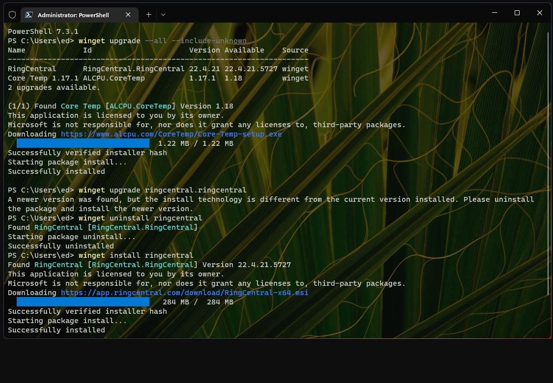 Winget Install Technology Hiccup - Ed Tittel