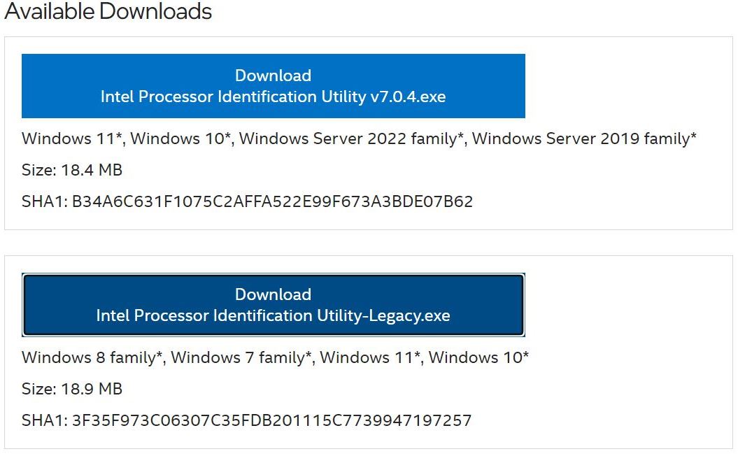 Updating Intel Processor ID Utility - Ed Tittel Updating Intel Processor ID Utility - Ed Tittel