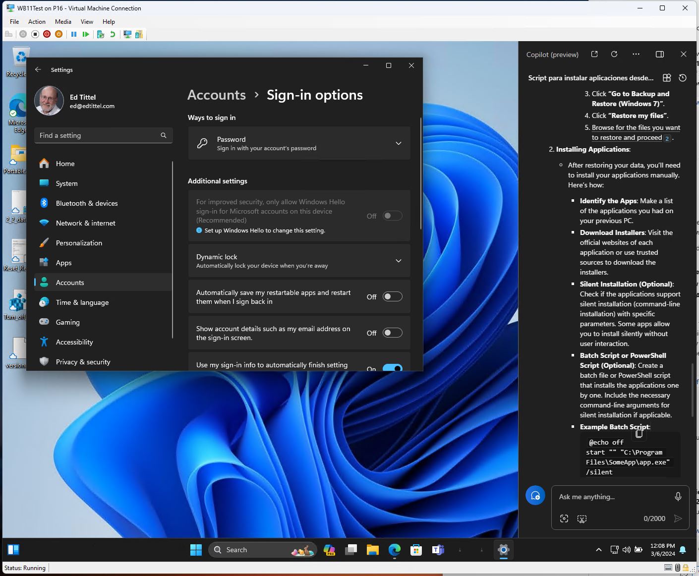 Creating New Windows 11 VM Gotchas - Ed Tittel Creating New Windows 11 VM Gotchas - Ed Tittel