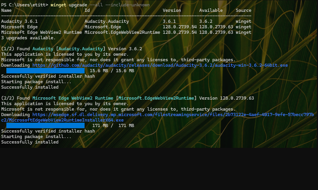 WinGet Skips Edge Update - Ed Tittel