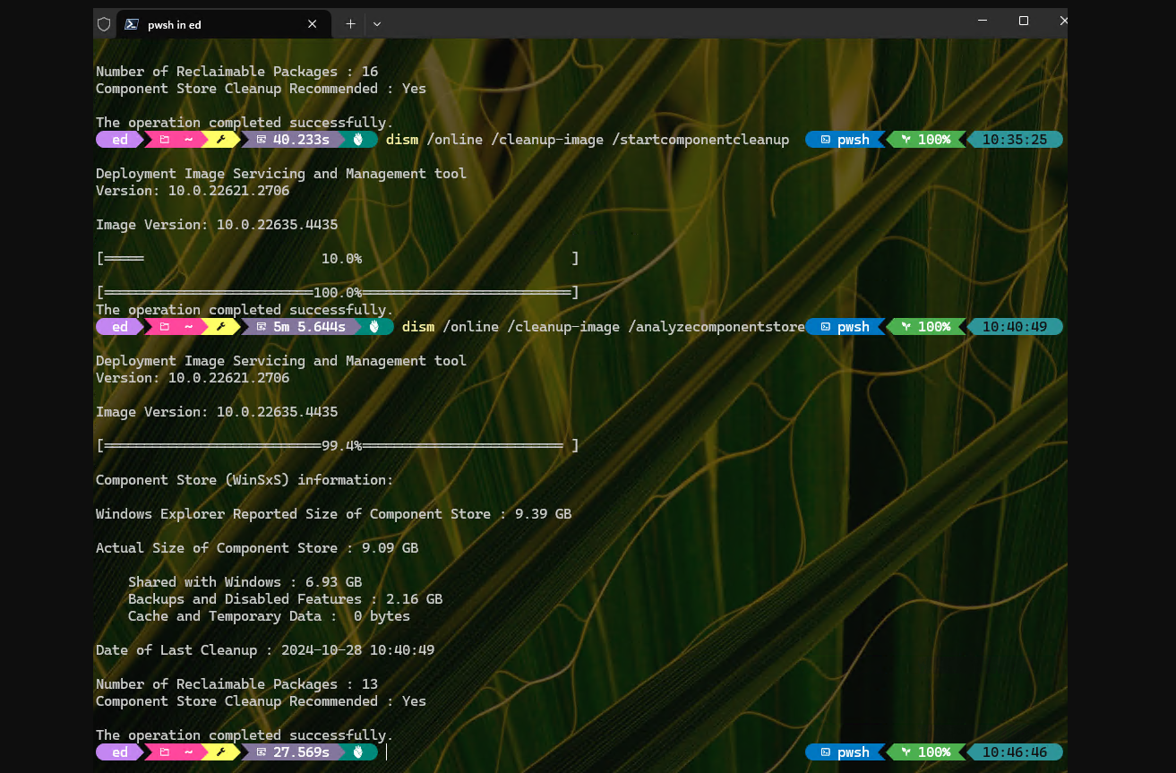 Ongoing Win11 DISM WinSxS Cleanup Issues - Ed Tittel