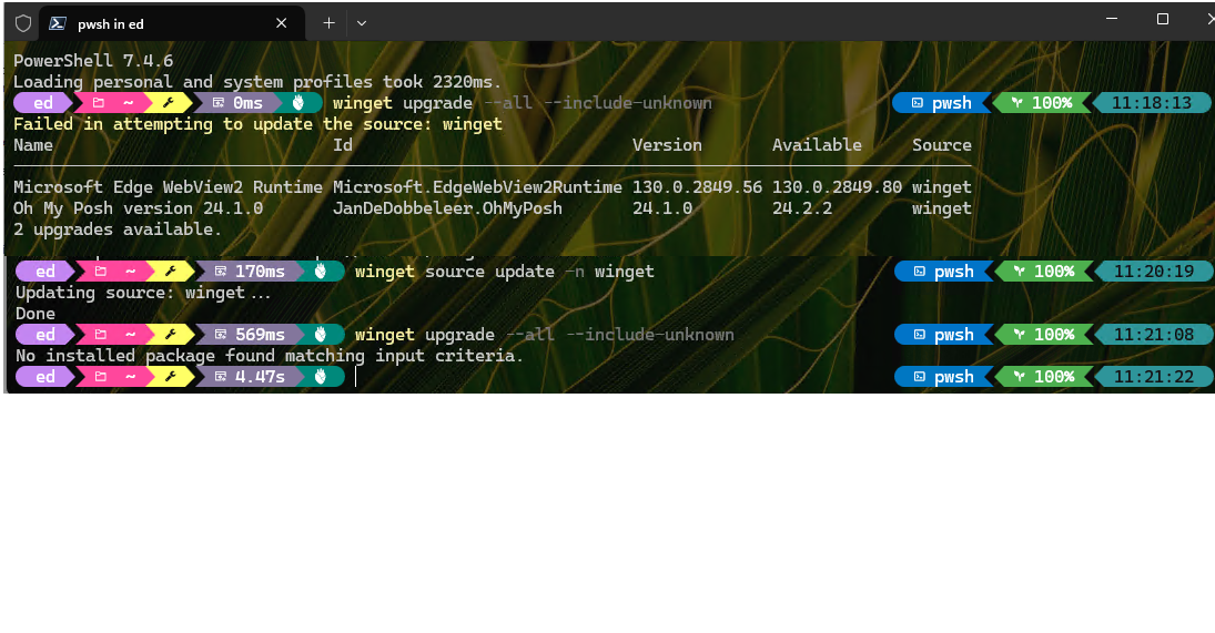 Fixing Winget Source Update Fail - Ed Tittel Fixing Winget Source Update Fail - Ed Tittel