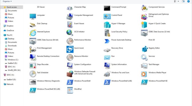20H2 Builds Bring Windows Tools Folder - Ed Tittel