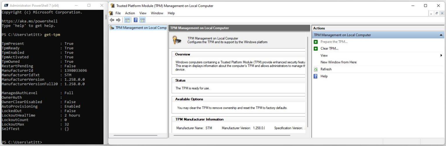 Check Windows TPM Status 2 Ways - Ed Tittel
