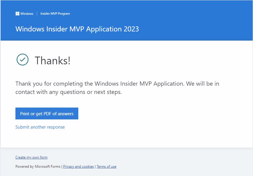 2023 Windows Insider MVP Application - Ed Tittel 2023 Windows Insider MVP Application - Ed Tittel