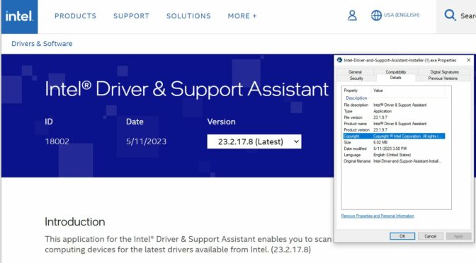Intel DSA Version Confusion - Ed Tittel
