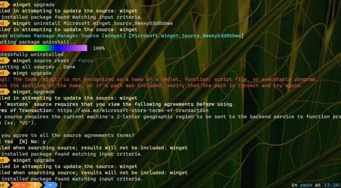 Reboot Fixes Winget Hiccup Ed Tittel 7580