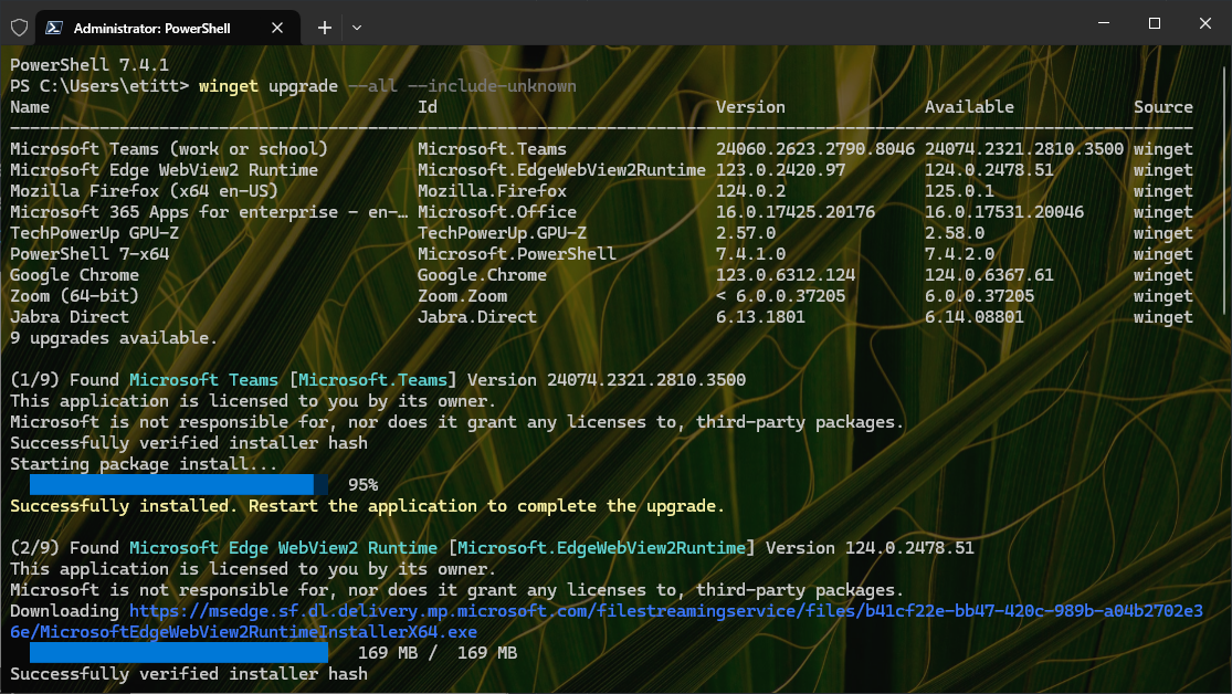 Busy Week Brings 9 WinGet Updates - Ed Tittel