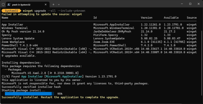 Update and Check Windows Terminal Versions - Ed Tittel