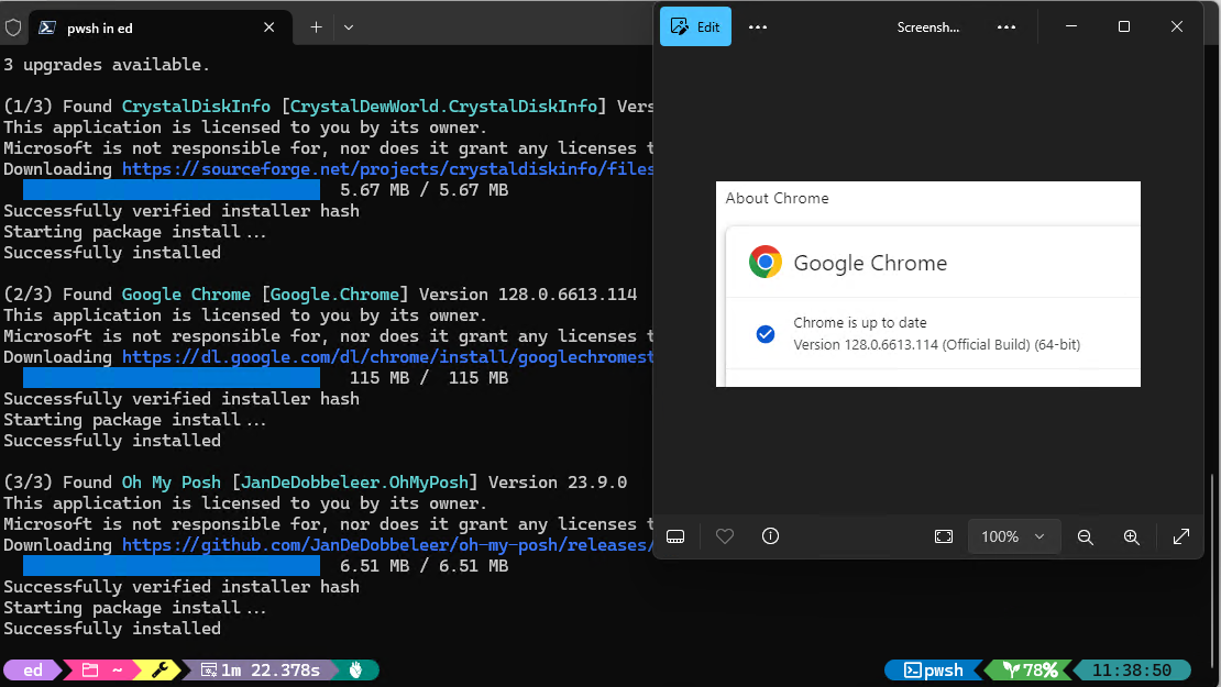Clean Chrome Winget Update - Ed Tittel