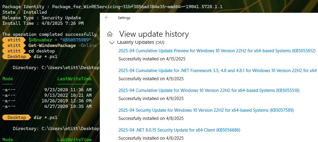 Correlating KB Items and DISM Package IDs - Ed Tittel